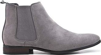 UOMO Design Bottine Chelsea Homme - Carl (44, Gris S)