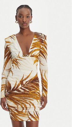 Just Cavalli Coctailkleid 80PAO957 JS560 Beige Slim Fit