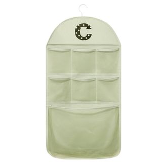 Generico Aufbewahrungstasche f&uuml;r Umkleideraum, T&uuml;r-Organizer, Aufbewahrungstasche zur Wandmontage, Organizer f&uuml;r Unterw&auml;sche, mit Haken, 1 Paar