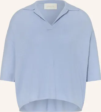 Juvia Strickshirt Rea blau