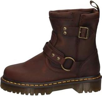 Dr. Martens Anistone Harness Bottes de Moto Mixte Adulte, marron fonc&eacute;, 44/45 EU