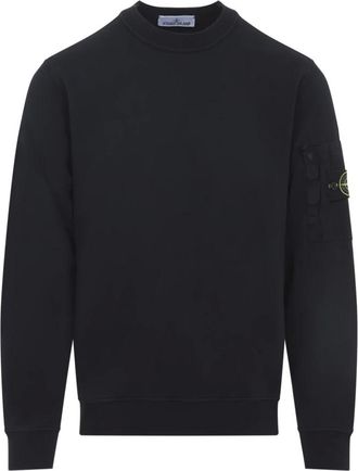 Stone Island Homme, Sweatshirts et sweats &agrave; capuche, Bleu, Taille: S S0410 SweaT-shirt