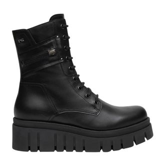 Nero Giardini Botte de combat &agrave; plateforme - Femme - Chaussures - Noir - Taille: 35 EU