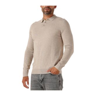 Saint Steve Beiges Polo f&uuml;r stilvolle M&auml;nner - - Knitwear - Herren - Beige - S