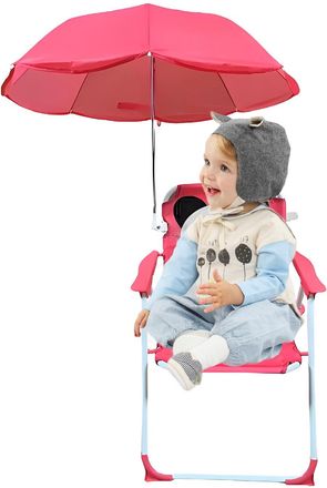 Generic Faltsandstuhl - Kompakter Hochstuhl, Schnelle Einstellstruktur, Einstellbare Schattenmarkise, Leicht Tragen Outdoor-M&ouml;bel | Park Patio Poolside F&uuml;r Ca