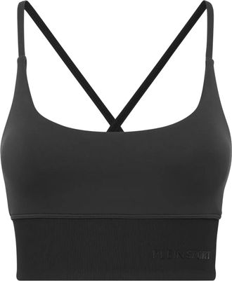 Plein Sport brassi&egrave;re de sport &agrave; bretelles crois&eacute;es - Noir