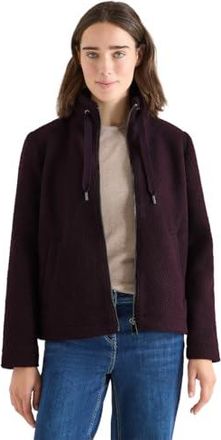 Cecil 2115489 Veste Courte en Peluche, Rouge Eggplant, XXL Femmes