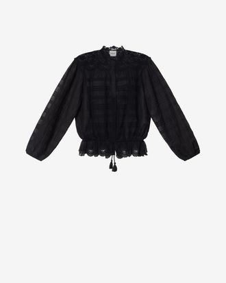 Isabel Marant Haut / Top Polly - Femme - Noir - Taille 34 - Marant &Eacute;toile