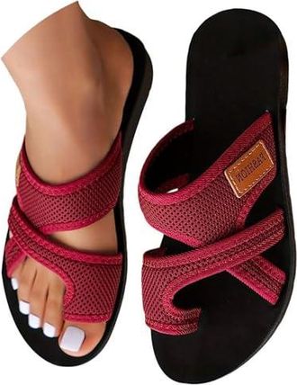 Generic Sandales orthop&eacute;diques pour femme 2026, soutien de la vo&ucirc;te plantaire, semelle souple et respirante, semelle creuse, sandales de plage d&eacute;contract&eacute;es, 