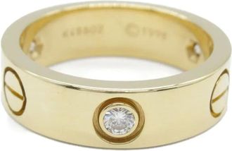 Cartier bague Love en or 18ct pav&eacute;e de diamants (ann&eacute;es 2010)