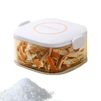 Generic Transparente Gewürzgläser - Aufbewahrungsbehälter für Gewürze, luftdicht | Küchenorganizer mit versiegeltem Deckel für Salz, Zucker, Kardamom, Pfeffer