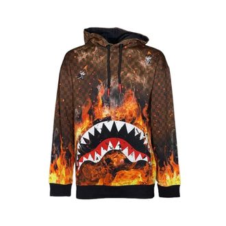 Sprayground Sprayground, Homme, Sweatshirts et sweats &agrave; capuche, Brun, Taille: XL SweaT-shirt ras du cou