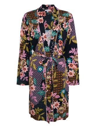 Johnny Was The Jonesy Morgenmantel - Blau