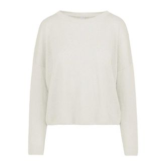 Bomboogie Femme, Pulls, Beige, Taille: 42 FR Long-sleeve linen sweater