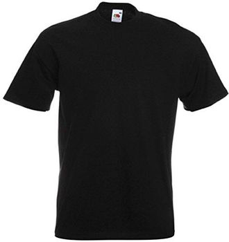 Fruit Of The Loom T-shirt - Homme - Noir - Noir - petit