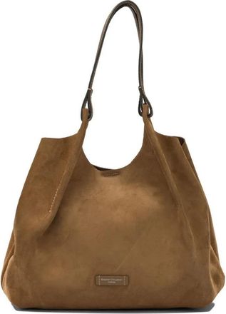Gianni Chiarini Hobo Bags - Soft Suede Leather Shoulder Bag - Gr. unisize - in Braun - f&uuml;r Damen