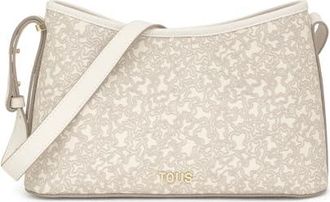 Tous Bandolera L. KAOS Mini Lines Beige, Sac à bandoulière Femme