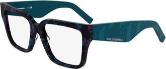 Karl Lagerfeld Femme, Accessoires, Bleu, Taille: 54 MM Kl6201 Optical Frame