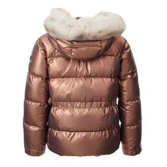 Peuterey Womens Pink Polyester Full-Length Jacket Clothing