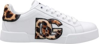 Dolce & Gabbana Femme, Chaussures, Blanc, Taille: 40 EU Portofino Light Baskets