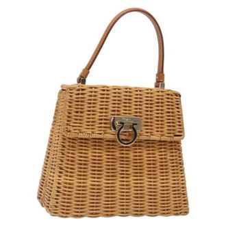 Ferragamo Pre-owned Stoff handtaschen - - Pre-owned - Damen - Beige - ONE SIZE