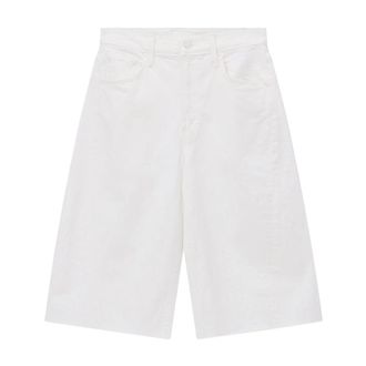 Mother Super-High-Waist Culotte Cropped Jeans - - Jeans - Damen - Wei&szlig; - W25