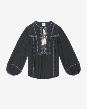 Isabel Marant Haut Silekia - Femme - Noir - Taille36 - Marant &Eacute;toile