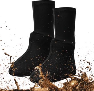 Generic Wiederverwendbare Schuhüberzüge - Hoch Geschnittener Anti-Reibungs-Schützer - Wiederverwendbarer Feuchtigkeitsschutz Schuhüberzug - für Männer Frauen 