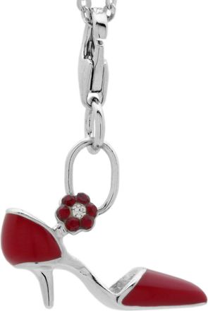 Carlo Monti Damen-Charm Pumps rot JCM1081-629, 925/-Sterling Silber rhodiniert JCM1081-628