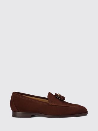 Doucal's Pennyloafers aus Veloursleder von mit Quasten und runder Spitze