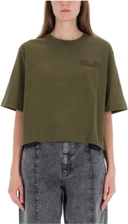 Baum Und Pferdgarten Femme, Tops, Vert, Taille: 40 FR Jiana Cropped T-Shirt