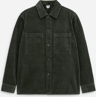 Arket Overshirt Aus Cord -Gr&uuml;n