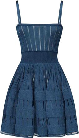 Alaia Kurzes Kleid - Blau