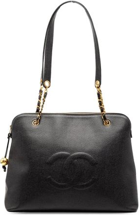 Chanel Hobo Bags - CC Caviar Shoulder Bag - Gr. unisize - in Schwarz - f&uuml;r Damen