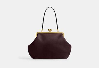 Coach Gro&szlig;e B&uuml;geltasche mit Clipverschluss