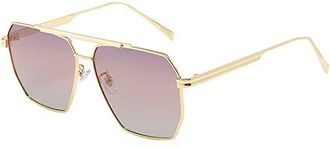 Generic Lunettes de soleil polarisées Lunettes de soleil printemps Steampunk Double faisceau, G, Taille unique