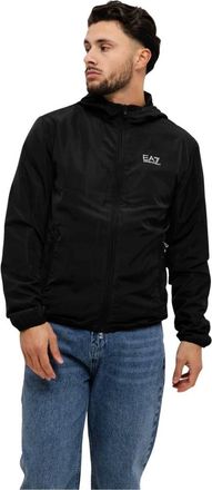 Emporio Armani Homme, Vestes, Bleu, Taille: XL Coupe-vent