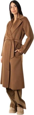 Max Mara Femme, Manteaux, Brun, Taille: 40 FR Long Coat