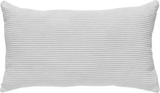 Andiamo Kissen Emy in Cord-Optik - Sofakissen mit Füllung Bezug - Zierkissen Dekokissen Kopfkissen 30 x 50 cm weiß
