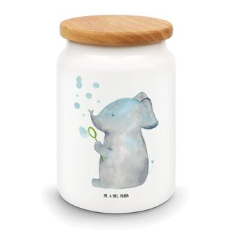 Mr. & Mrs. Panda Frischhaltedosen Elefant Seifenblasen - Geschenk, Dose, Teedose, Elefanten, Liebesspruch, keksdosen, Lustige Sprüche, Liebe, Aufbewahrungsdose, Heimat