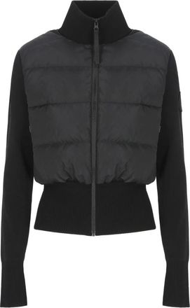 Canada Goose Femme, Vestes, Noir, Taille: 38 FR Veste matelass&eacute;e en tricot HyBridge Wide