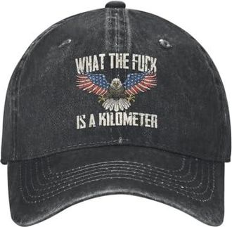 Generic Casquette de Baseball Homme, WTF est Une Casquette de Baseball lav&eacute;e &agrave; kilom&egrave;tres Mode Soleil Chapeau de Camionneur Ados Unisexes d&eacute;t&eacute; Courant Casquet