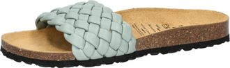 Lico Damen Bioline Plait Pantoletten, T&uuml;rkis, 38 EU