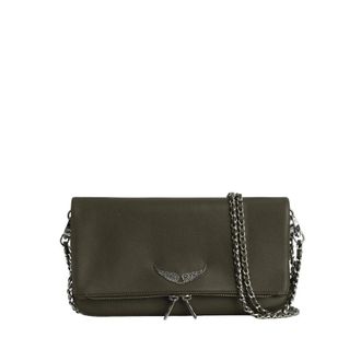 Zadig&Voltaire Femme, Sacs, Vert, Taille: ONE Size Rock Clutch
