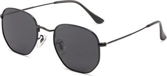 Generic Lunettes De Soleil Polarisées À Monture Métallique Tendance, Lunettes De Soleil UV400 For Hommes Et Femmes, For La Conduite, Les Vacances Et La Photog