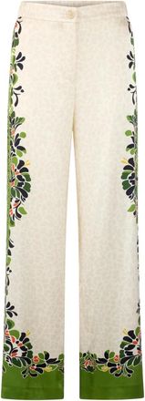 Marc Cain Femme, Pantalons, Multicolore, Taille: 42 FR Flie&szlig;ende Hose Warri mit Printmix