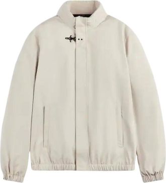 Fay Homme, Vestes, Beige, Taille: M Blouson aviateur de voyage