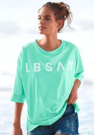 Elbsand 3/4-Arm-Shirt Iduna aus Baumwoll-Mix, lockere Passform, sportlich-casual
