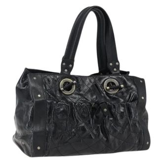 Bally Sac &agrave; main en cuir Pre-owned - Femme - Pre-owned - Noir - Taille: ONE Size