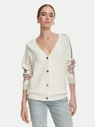 Liu Jo Strickjacke TF6093 MS49I Creme Regular Fit